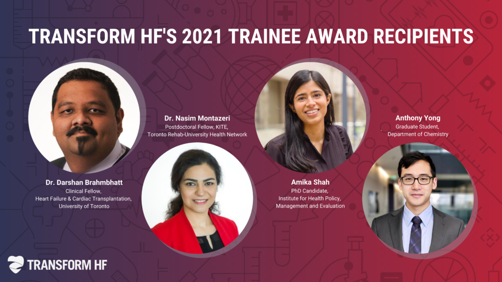 TRANSFORM HF’s 2021 Trainee Award Recipients - TRANSFORM HF