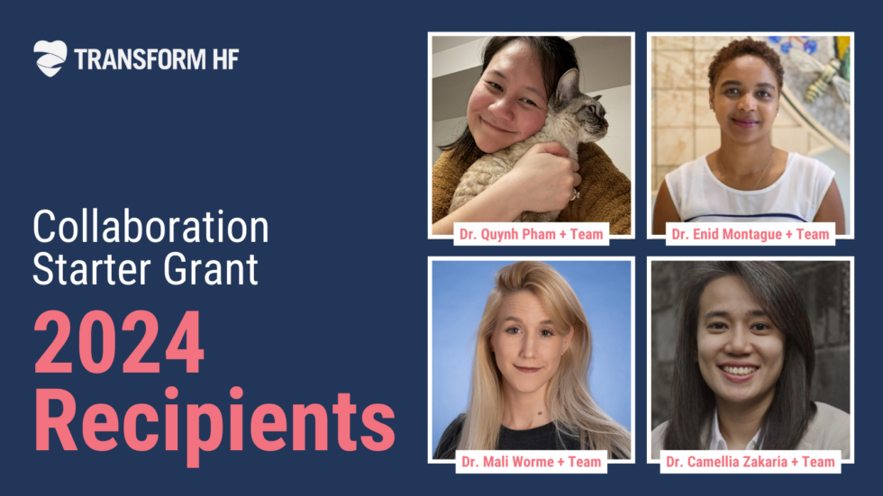 Collaborating for Equity: 2024 Collaboration Starter Grant Recipients - TRANSFORM HF